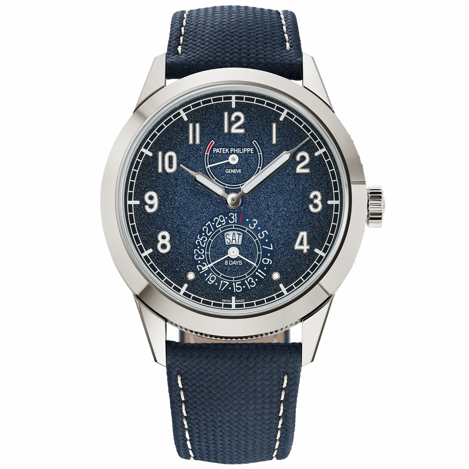 Patek Philippe Calatrava 8-Day White Gold Watch 5328G-001