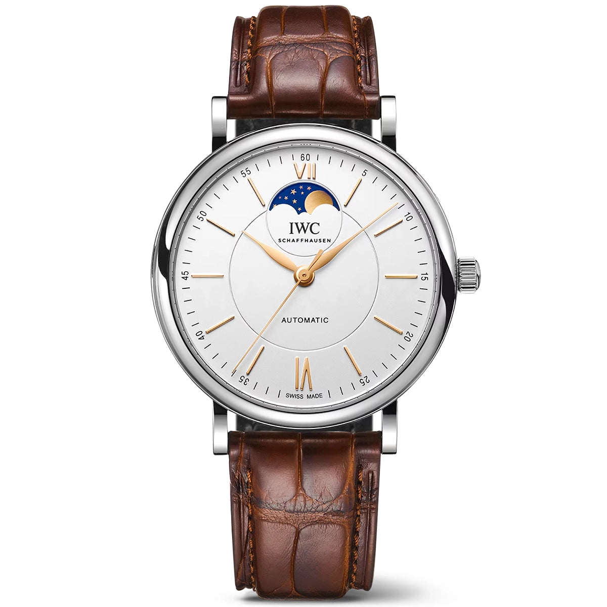 IWC Portofino Moonphase 40mm Silver Dial Watch IW459401