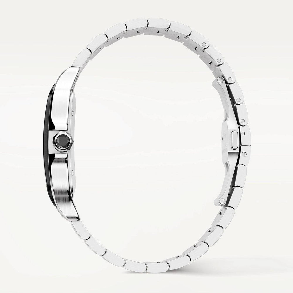 Cartier Santos Large Steel & ADLC Grey Dial Watch WSSA0037