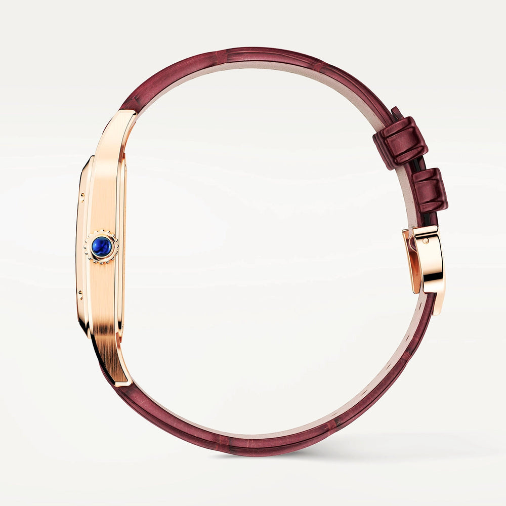 Cartier Santos Dumont Large 18ct Rose Gold Skeleton WHSA0030