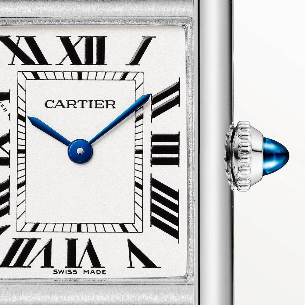 Cartier Tank Must Small Leather Strap Watch WSTA0110