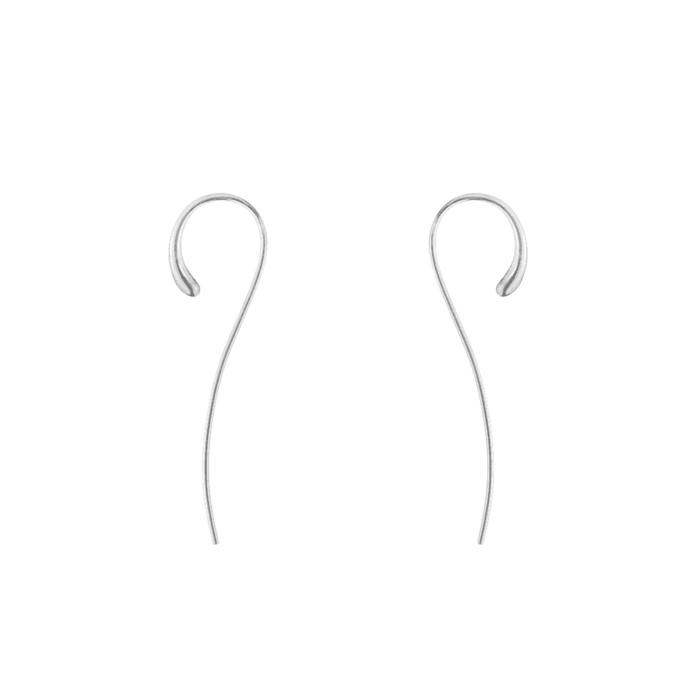 Georg Jensen Mercy Sterling Silver Long Drop Earrings