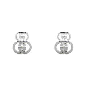 Gucci Interlocking G Sterling Silver Cufflinks