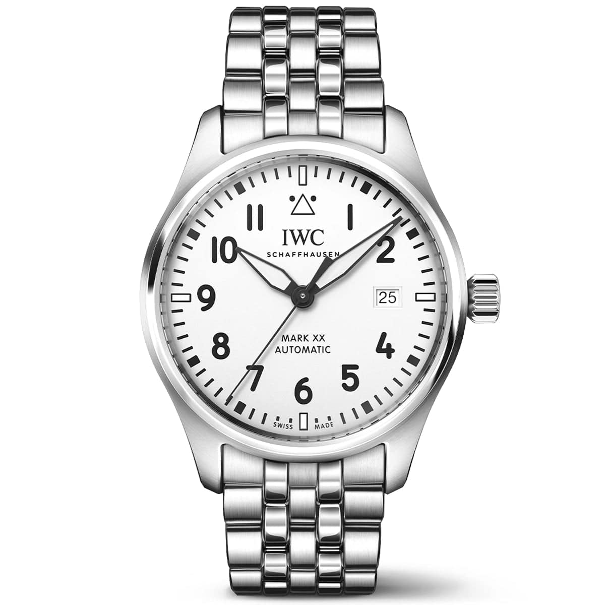 IWC Pilot's Mark XX 40mm Silver Dial Bracelet Watch IW328208