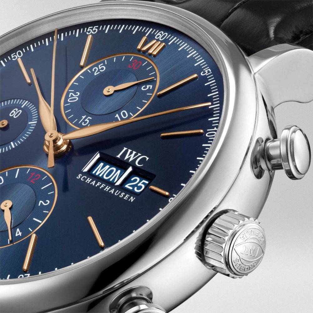 IWC Portofino Blue Dial Chronograph Watch IW391036