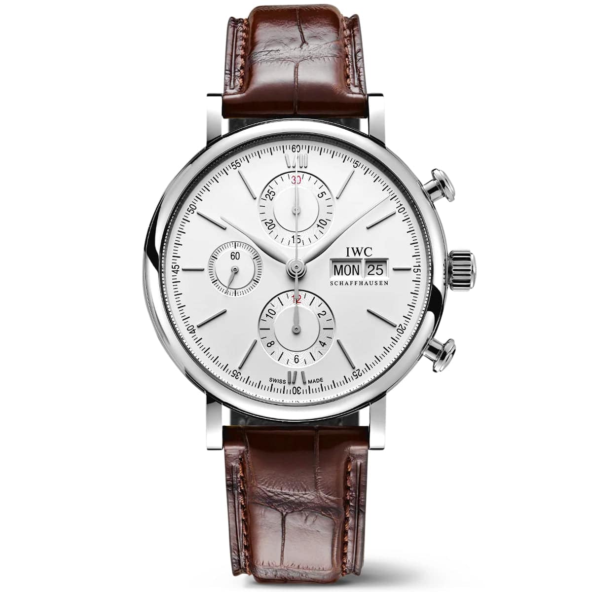 IWC Portofino Chronograph 42mm Silver Dial Watch IW391027