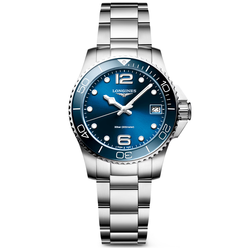 Longines HydroConquest 32mm Blue Dial Ladies Watch L33704966