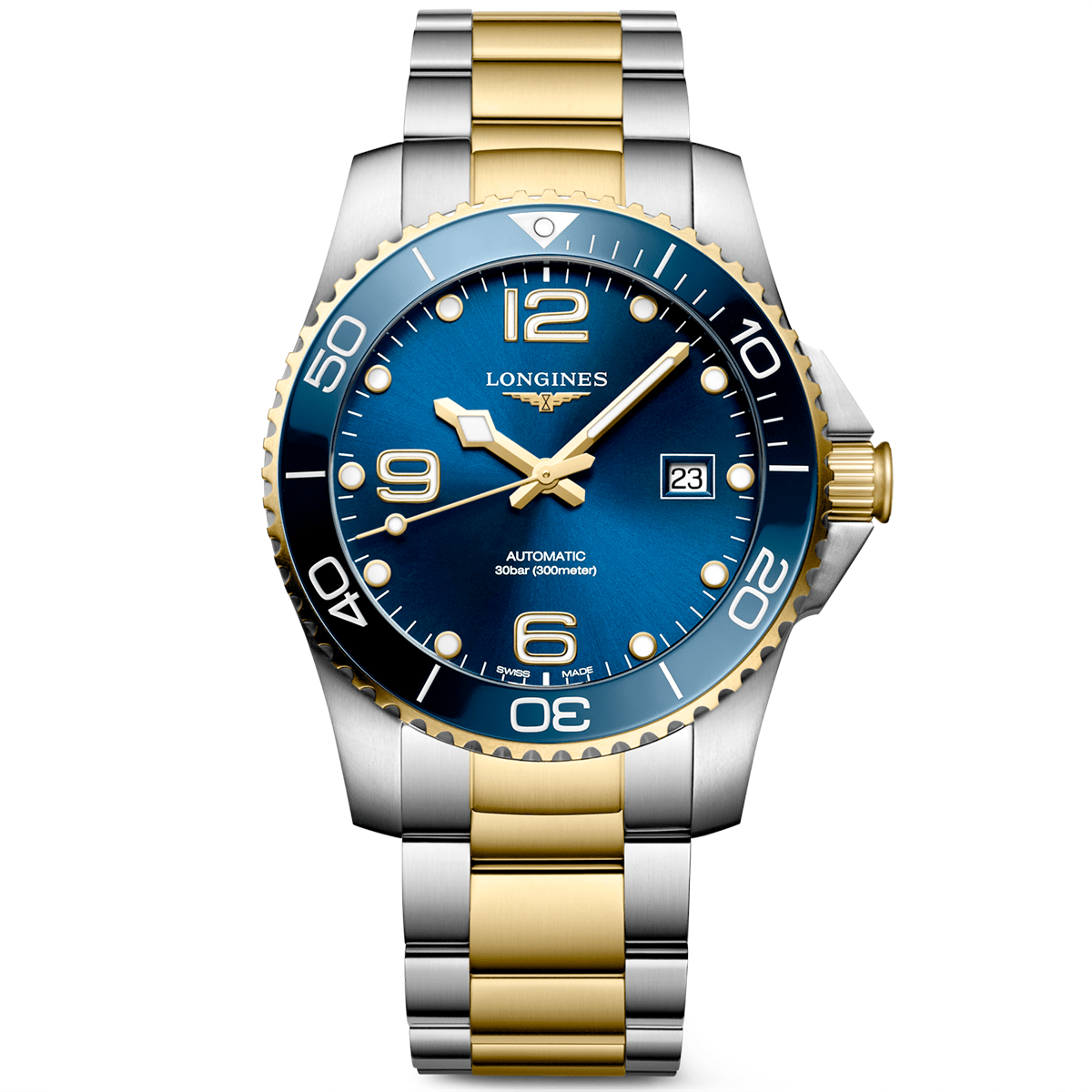 Longines HydroConquest Two-Tone Blue Dial Watch